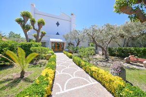 Entrada do alojamento