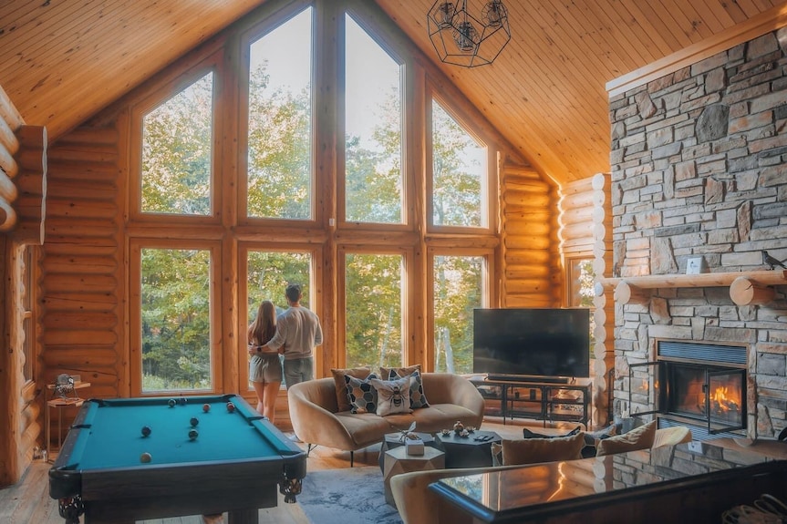 Bee / Private Spa / Private Sauna / Snowshoes - Saint-Sauveur