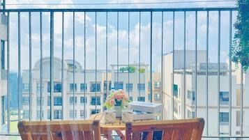 Suite-Estúdio Deluxe, 1 cama king-size | Varanda