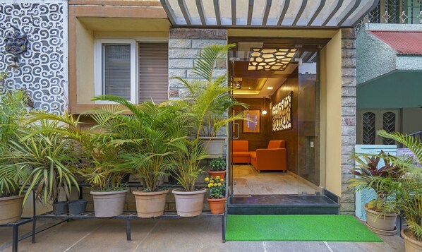 Entrada do alojamento