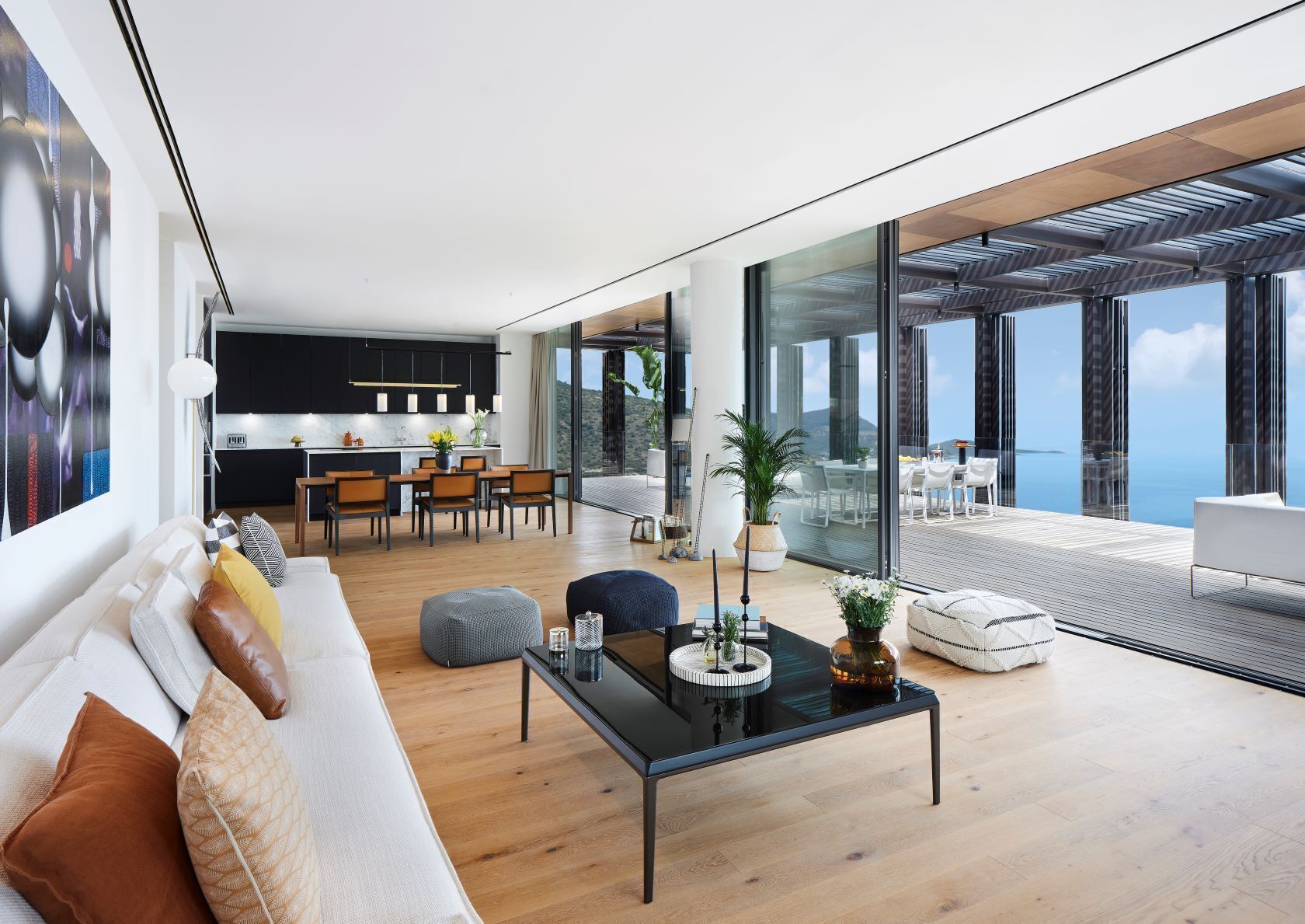 Vila, várias camas, cozinha americana, vista para o mar (Premiere Residence) | Frigobar, cofres nos quartos, individualmente decorados