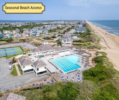 Uma praia privada nas proximidades, toldos de praia gratuitos 