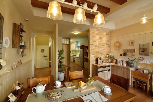 Área de estar no saguão