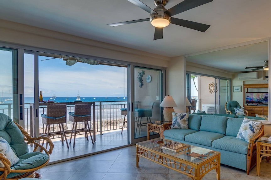 Lahaina Roads 206 - Complete Remodel - Oceanfront - You Can't Beat The View And Location! - Lahaina, HI