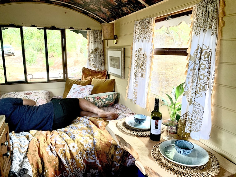 Stay In A Gorgeous, Vintage, Very Elegant, Warm, Cosy & Characterful Gypsy Wagon - Bridgetown