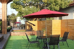 Opções para refeição ao ar livre