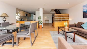 Apartamento Deluxe | Sala de estar