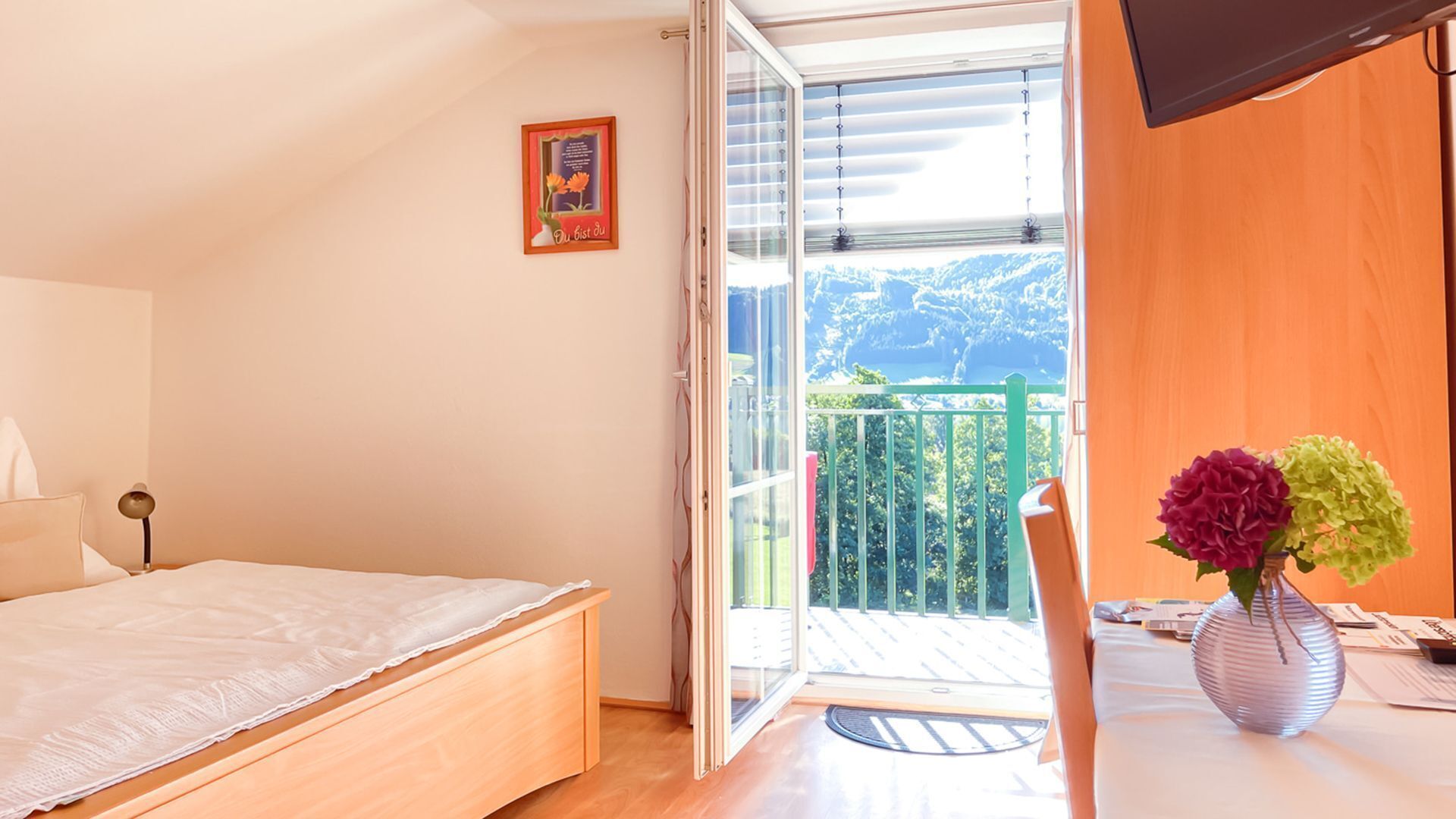 Doppelzimmer Mit Balkon 1 - Haus Rindberger Und Pfarl - Mondsee