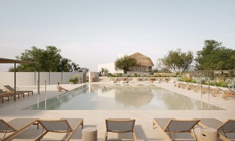 Piscina exterior sazonal 