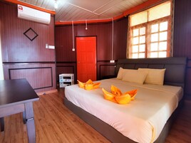 Chalé Tradicional | 1 quarto, roupa de cama fornecida 