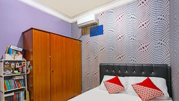 Quarto Duplo Standard | Wi-fi grátis, roupa de cama fornecida