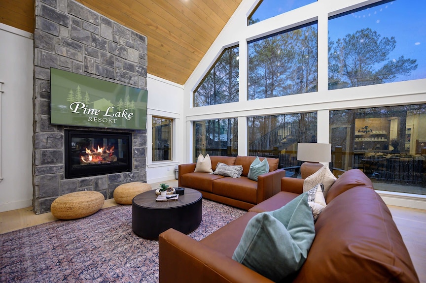 The Caprock - Charming Brand New Cabin With Incredible Wall Of Windows, Sleeps 16 - 브로큰 바우