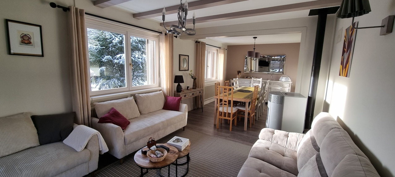 Chalet Cosy 10 Pers. à La Bresse Sauna - Wifi - Netflix - Gérardmer