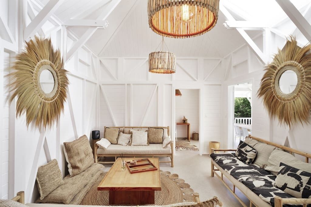 Cabanes - Villa, Piscine, Plage à Pied, Jardin Tropical - Anse des Rochers