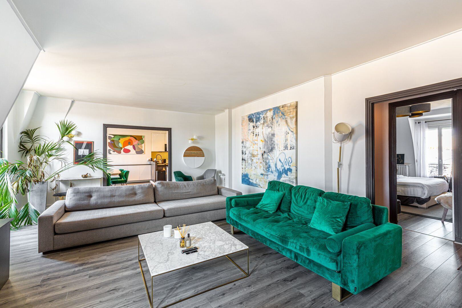 Guestready - Séjour Cosy Avec Vue Sur Tour Eiffel - Porte Maillot