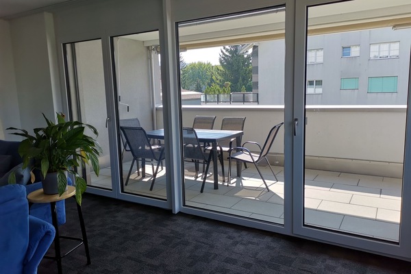 Apartamento conforto | Terraço/pátio