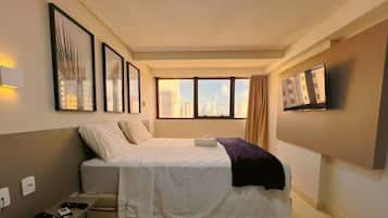 Estúdio | 1 quarto, Wi-fi grátis, roupa de cama fornecida