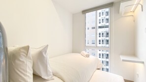 Apartamento | 2 quartos, individualmente decorados, individualmente mobiliados