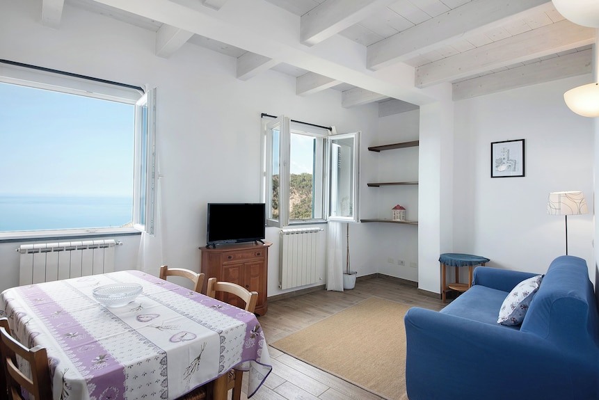 Appartement "Casa Mare Montaretto 1" Avec Vue Sur La Mer, Balcon Et Wi-fi - Bonassola