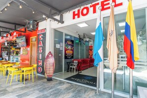 Entrada do alojamento