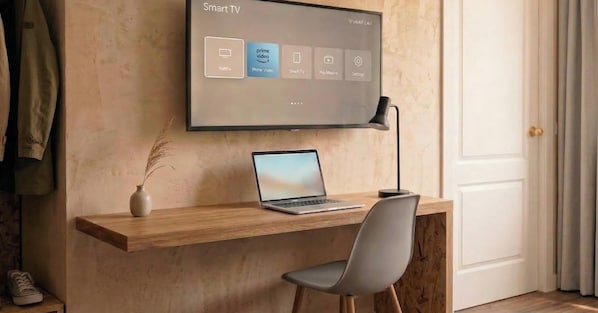 Quarto Duplo Básico | Wi-fi grátis, roupa de cama fornecida 