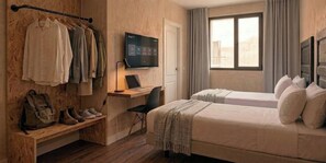 Quarto Twin Básico | Wi-fi grátis, roupa de cama fornecida 