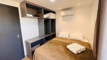 Apartamento conforto | 1 quarto, roupas de cama premium, camas com colchões pillow-top
