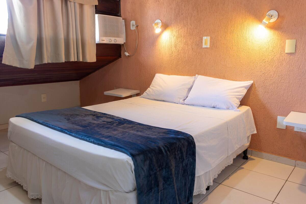 Frigobar, Wi-Fi de cortesia, roupa de cama