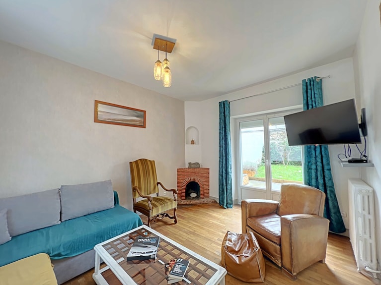 Charming 1930s House In Central Hennebont - Garden, Wifi, Near Amenities - Languidic