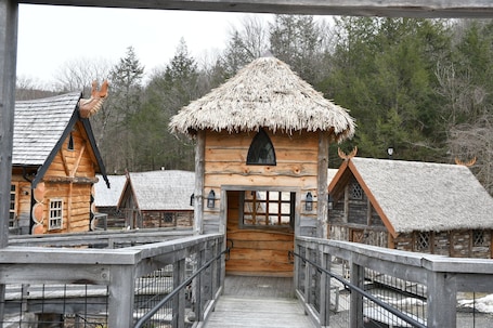 Fachada do alojamento. Vikings Villages Resort