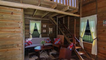 Cabine, 1 quarto, pátio | Interior
