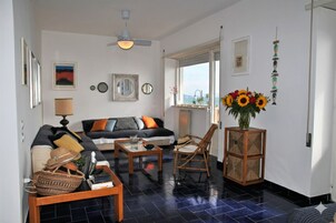 Casa, 2 quartos, para fumantes, sacada | Sala de estar