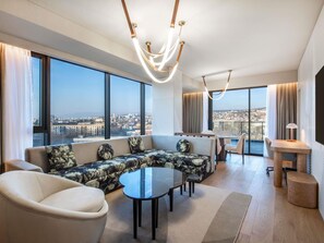 1 quarto, roupas de cama premium, frigobar, cofres nos quartos