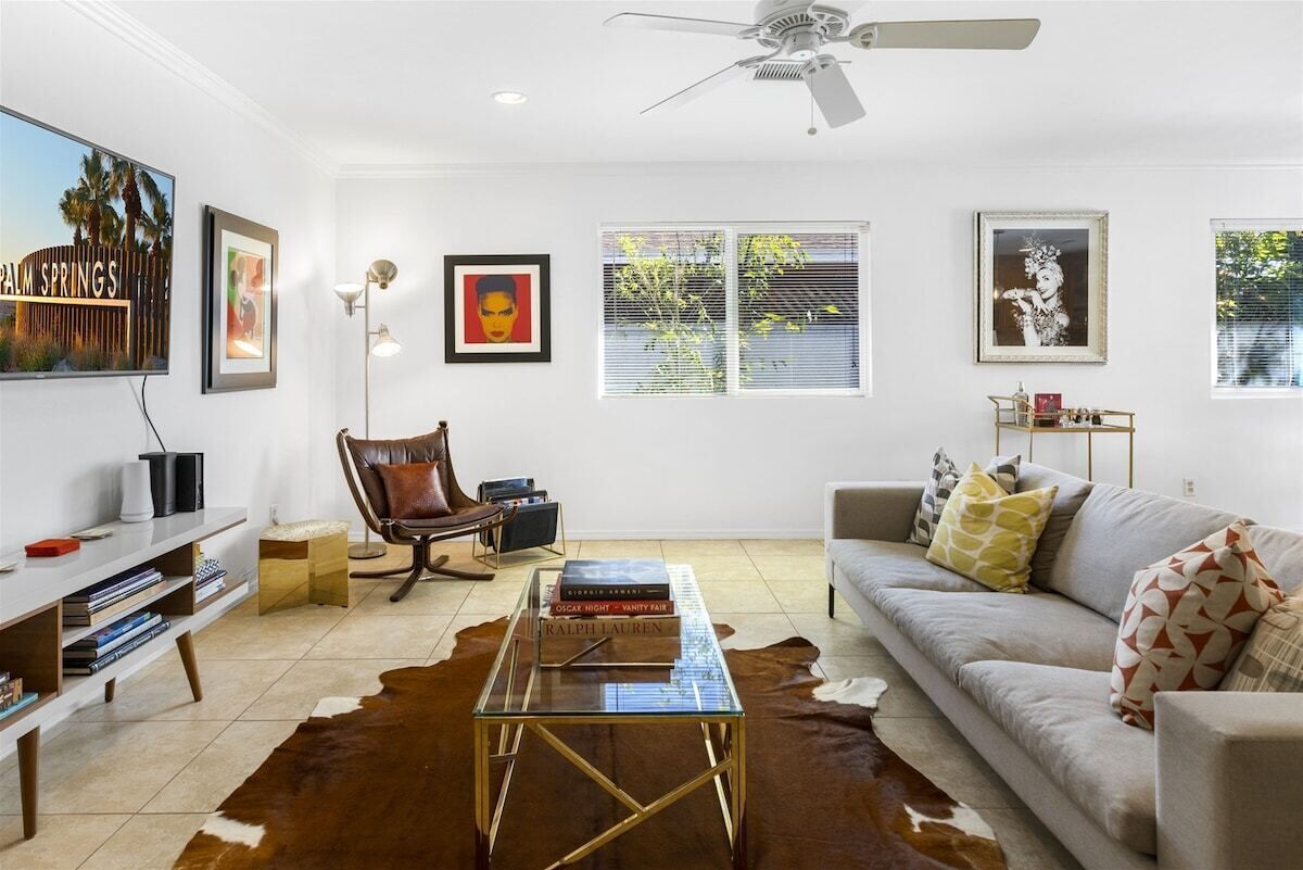 Casa Di Oro  Eclectic Palm Springs Oasis With Saltwater Pool, Firepit & Artful Vibes - Palm Springs