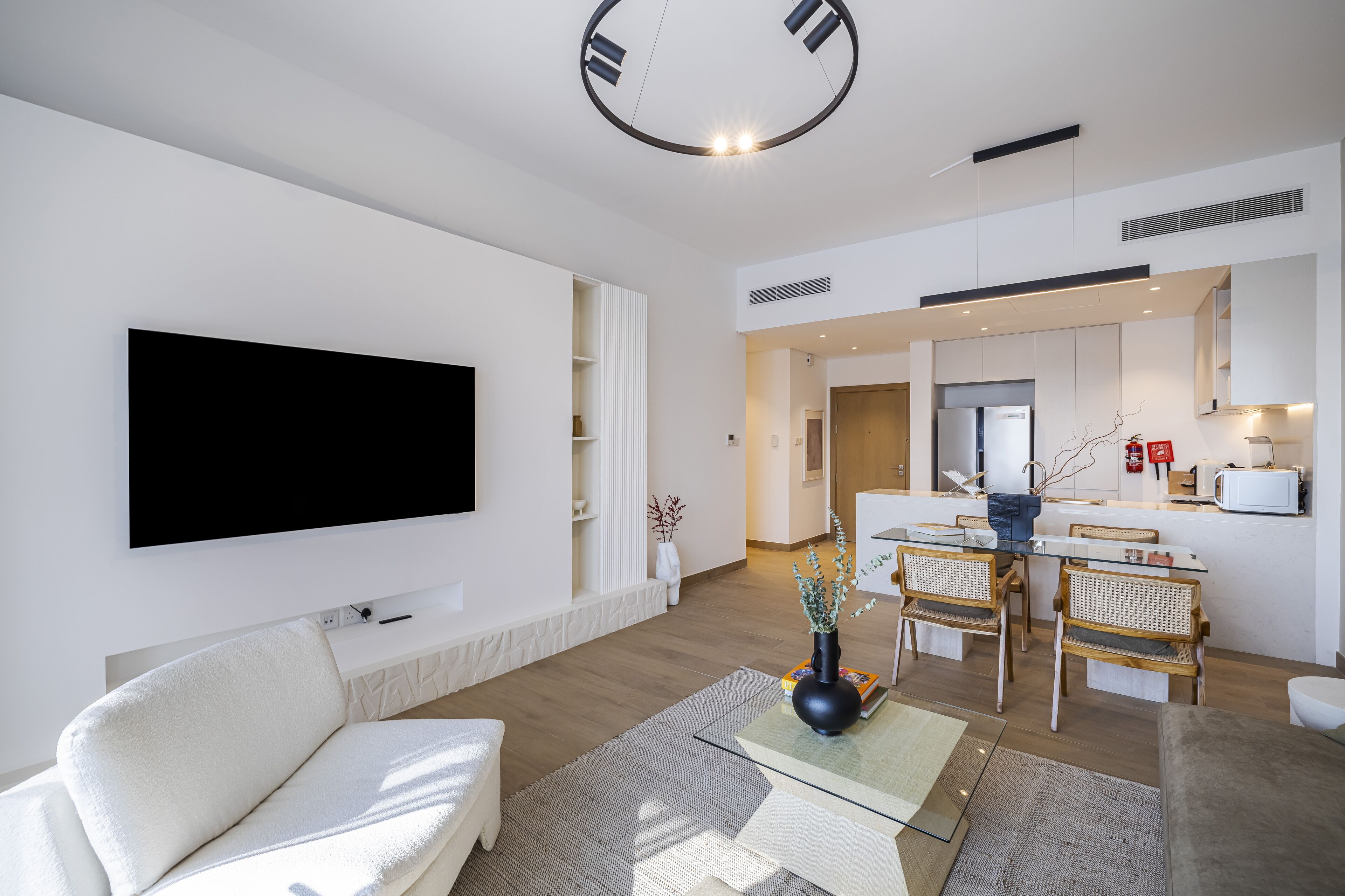 Apartamento panorâmico | Área de estar