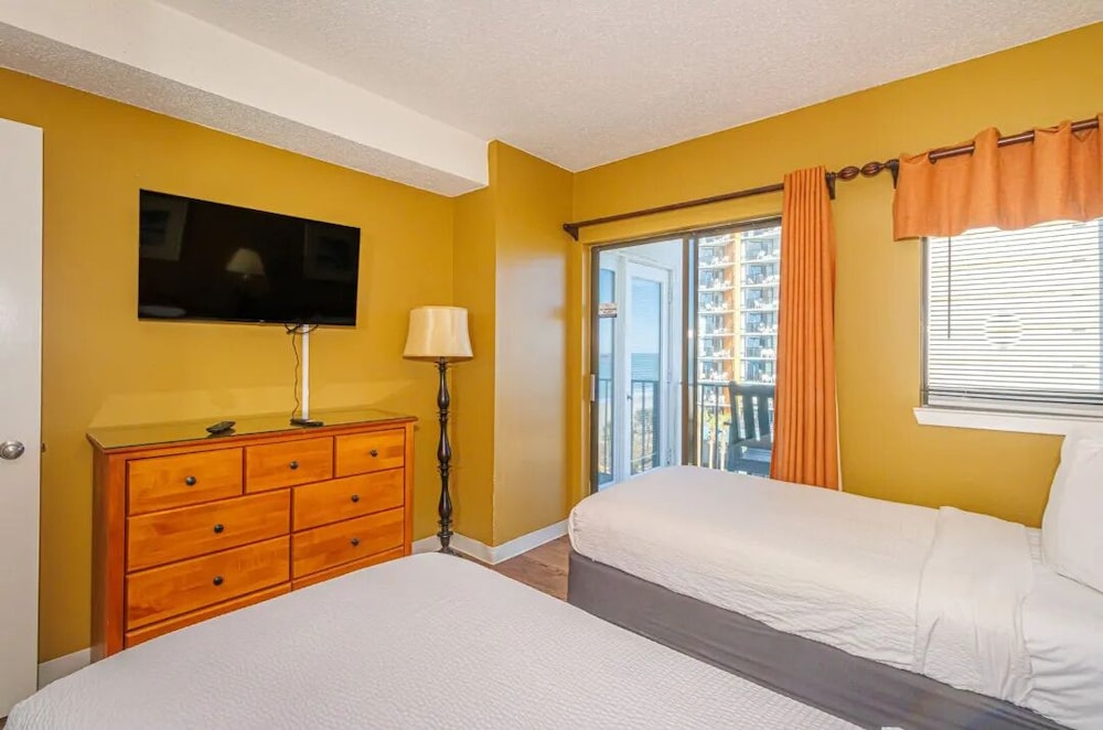 Updated Ocean View 2 Bedroom Condo-with Fireplace And More! Palace 408 - Myrtle Beach