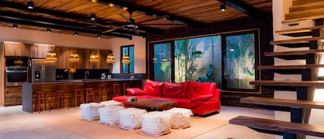 Sala de estar do lobby
