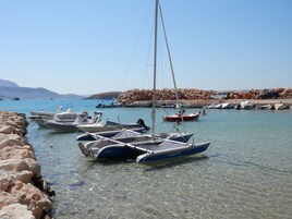 Na praia