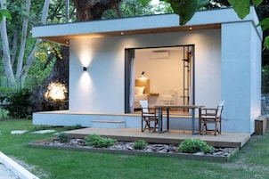 Cabana júnior, no jardim | Fachada