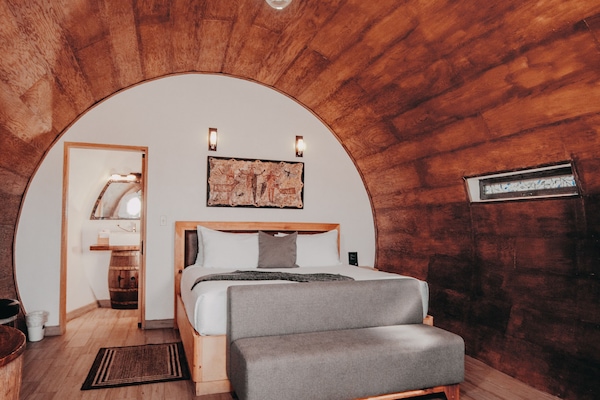 Cabana de Madeira Deluxe | 1 quarto, Wi-fi grátis
