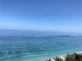 Vista para a praia ou o mar