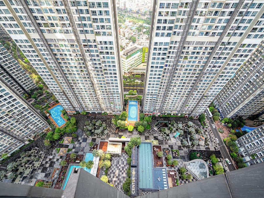 Apartamento Deluxe, 1 cama king-size, varanda, Vista para a cidade | Vista do quarto