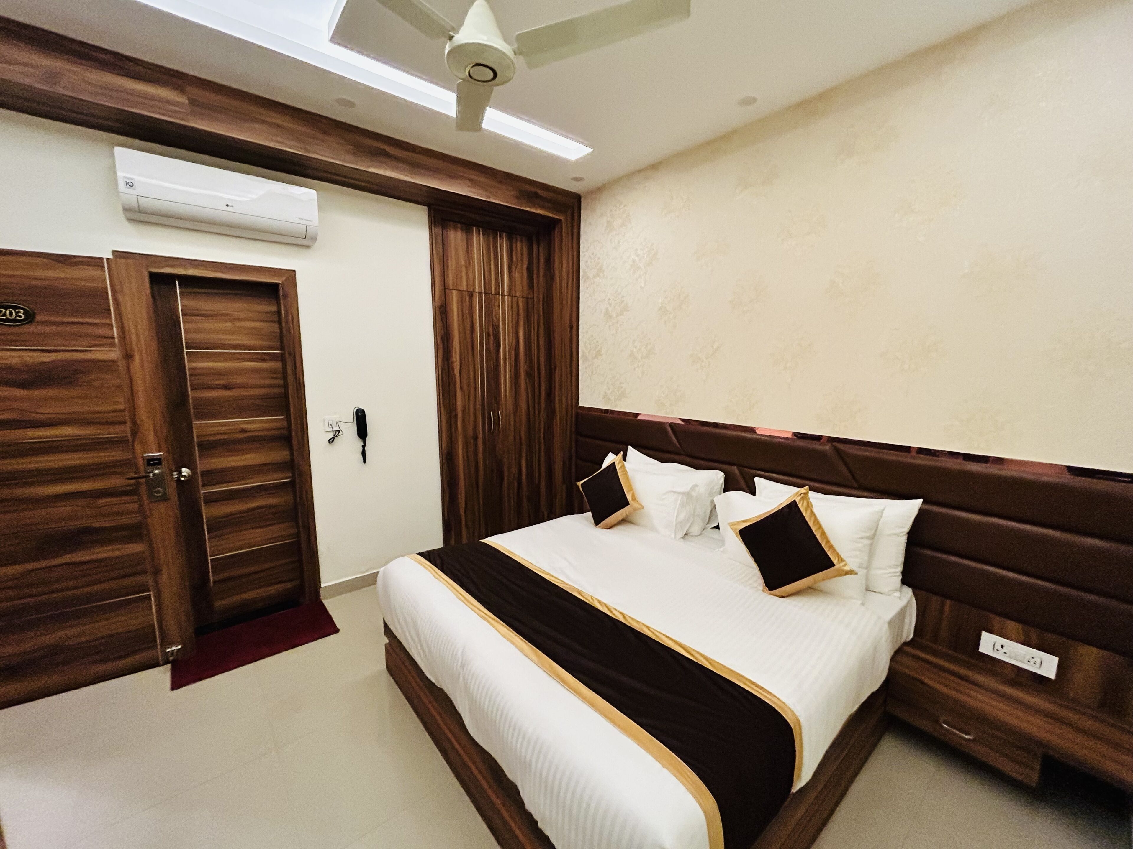 Lençóis de algodão egípcio, roupa de alta qualidade, minibar 
