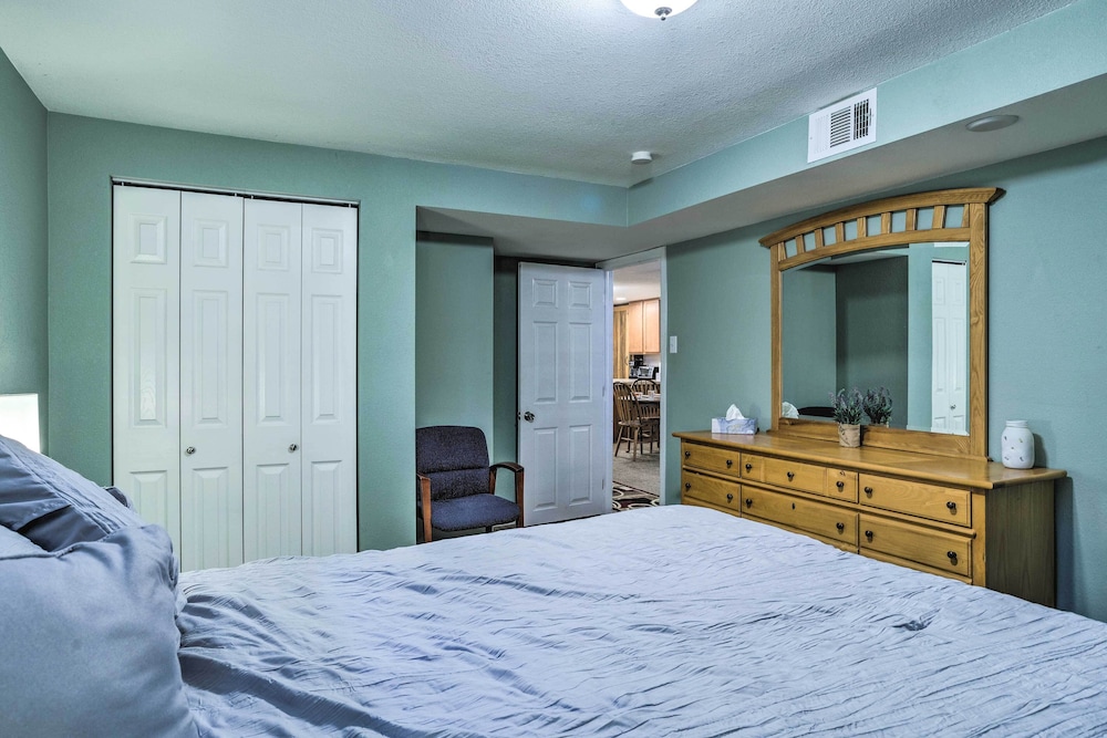 Shared Patio & Fire Pit: Denver Apartment - Denver | Vrbo