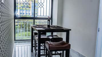 Opções para refeição no quarto