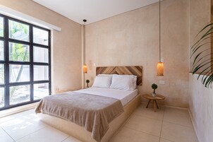 Apartamento | Frigobar, cofres nos quartos, quartos à prova de som, Wi-Fi de cortesia