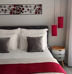 Quarto casal superior | Roupas de cama antialérgicas, individualmente decorados