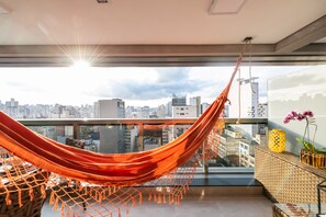 Suíte estúdio urbana | Sacada