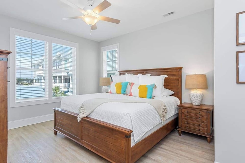 Beautiful beach views with top floor living area. Walkable to shops and ...