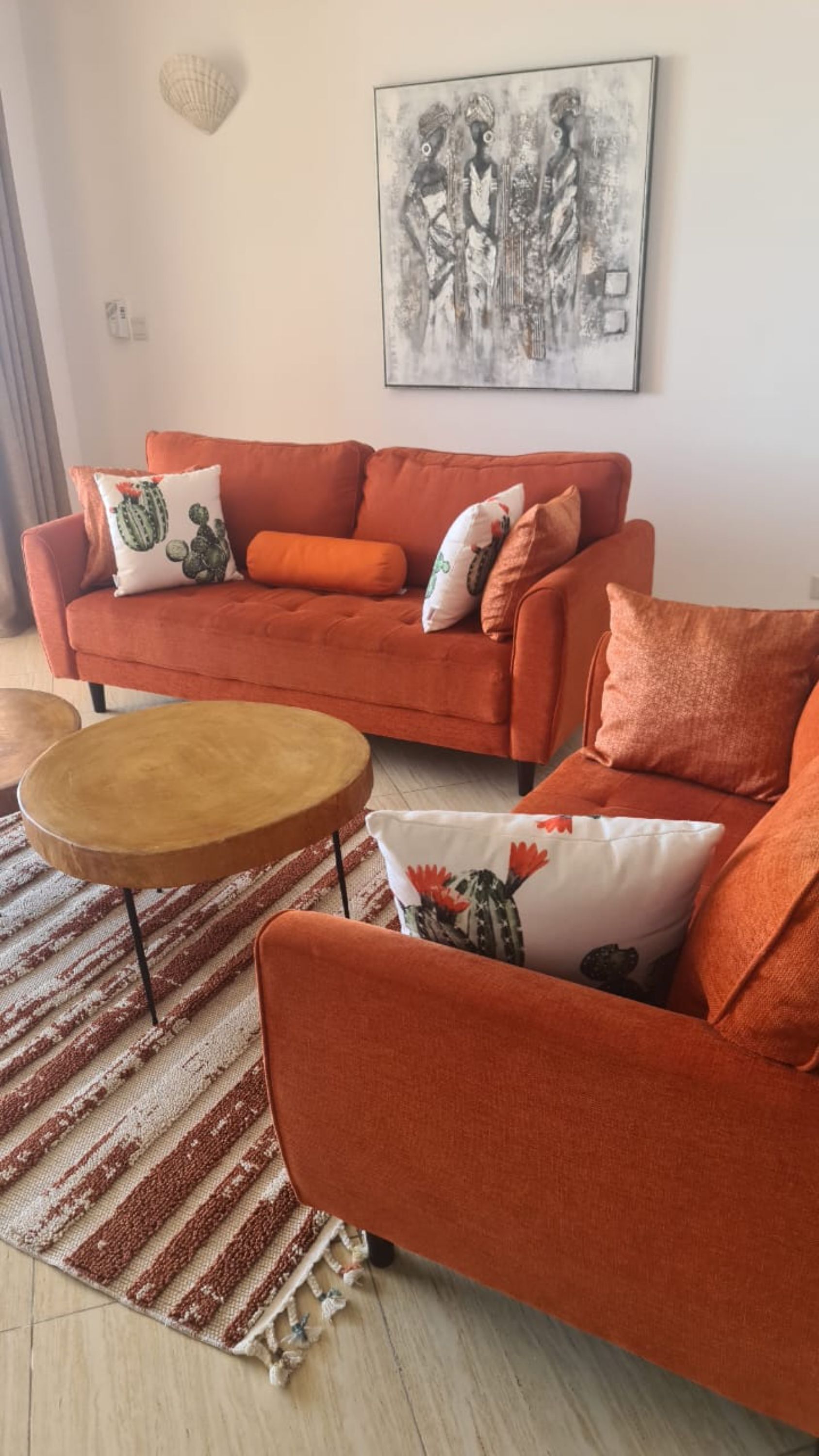 Apartamento, 2 quartos | Sala de estar | Smart TV de 42 polegadas com canais digitais, televisor 